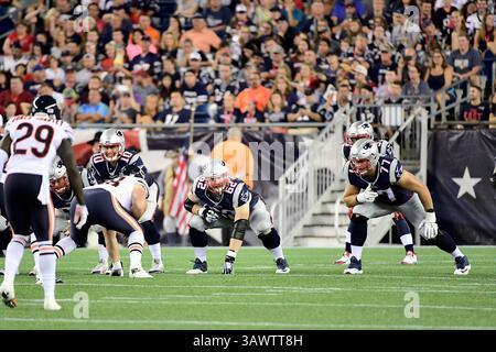 Chicago Bears guard Joe Thuney (62) reacts as he leaves the field after ...