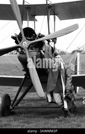 Re-enactors at Stow Maries Great War Aerodrome Stock Photo - Alamy