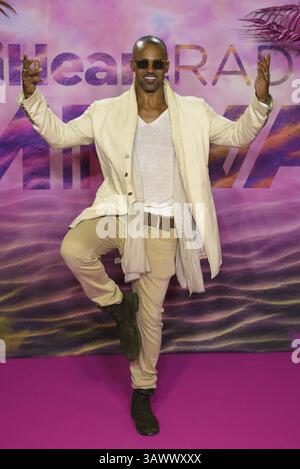 Shemar Moore poses in the press room with the award for outstanding ...