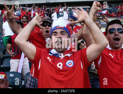 Panama fans cheer from the stands before the World Cup Group L soccer ...