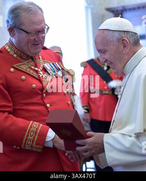 VATICAN CITY, VATICAN - June, 2016: Pope Francis during a weekly ...