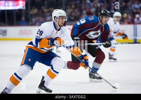 Colorado Avalanche center Brock Nelson (11) in the second period of an ...