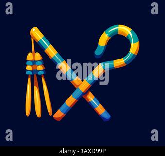 Ancient Egypt 2d arcade game level map interface. Egyptian pyramids ...