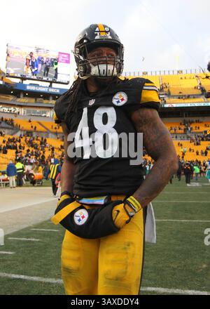 Pittsburgh Steelers outside linebacker Bud Dupree (48) plays against ...