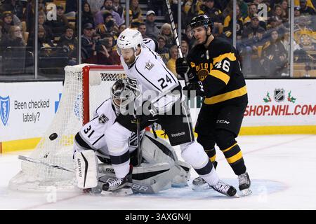 Boston Bruins defenseman Derek Forbort (28) during an NHL hockey game ...