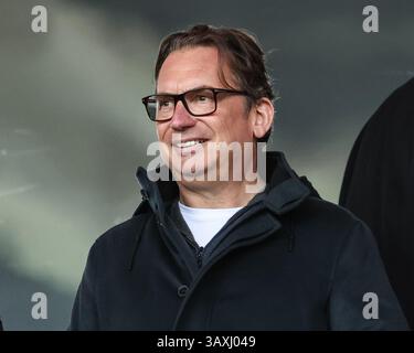 Simon Sadler owner of Blackpool during the Carabao Cup match Derby ...