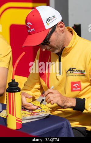 KUBICA Robert (pol), AF Corse, Ferrari 499P, #83, Hypercar, portrait during the 24 Hours of Le ...