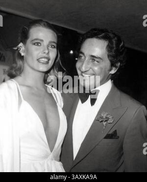 Margaux Hemingway, the American model and actress, is captured in a ...