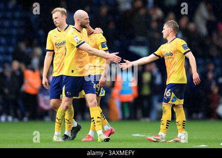 Sondre Langas of Derby County celebrates his goal in the 54th minute 2 ...