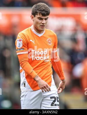 Rob Apter of Blackpool during the Sky Bet League 1 match Exeter City vs ...