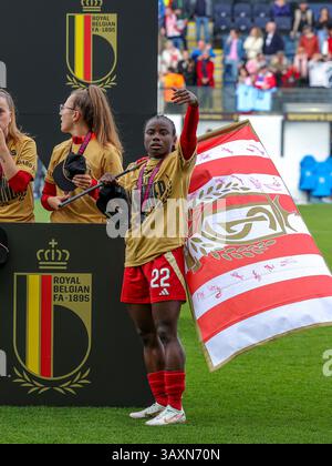 Welma Fon (22) of Standard pictured during a female soccer game between ...