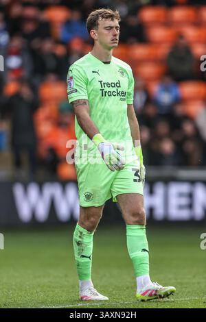Harry Tyrer of Blackpool during the Sky Bet League 1 match Blackpool vs ...