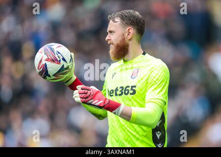 Stoke City goalkeeper Viktor Johansson during the Sky Bet Championship ...