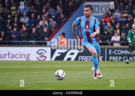 Scunthorpe , United Kingdom . 21 April, 2025. Pictured left to right ...
