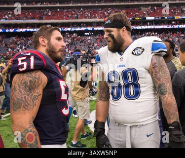 Detroit Lions offensive tackle Taylor Decker (68) blocks against the ...