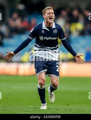 George Saville of Millwall. - Millwall v Norwich City, Sky Bet ...