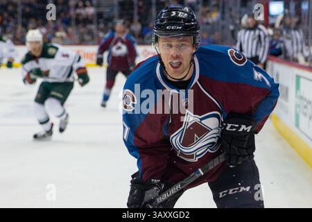 Colorado Avalanche left wing J.T. Compher (37) in the first period of ...