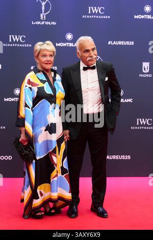 Madrid. Spain. 20250422, Mansour Bahrami, Frederique Bahrami attends ...