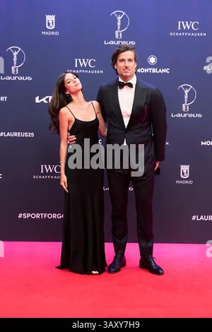 Madrid. Spain. 20250421, Feliciano Lopez, Sandra Gago attends 25th ...
