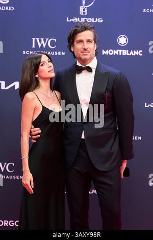Feliciano Lopez, Sandra Gago attends 25th Anniversary Laureus World ...