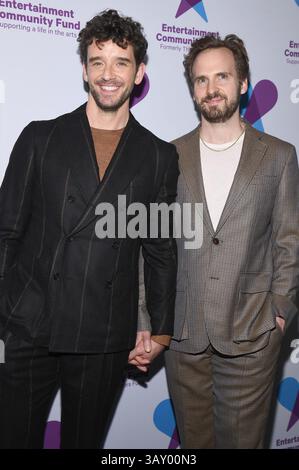 Ryan Spahn, Michael Urie attend the arrivals of BAFTA North America TV ...