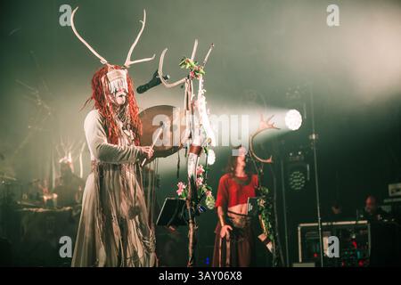 Heilung perform at the O2 Apollo, Manchester 2025-04-21 Stock Photo - Alamy