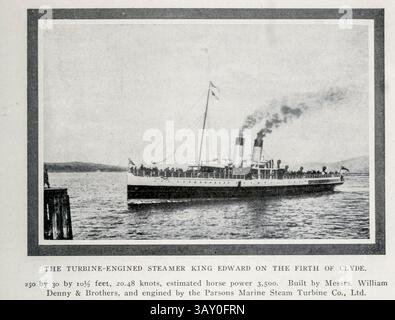 The TS King Edward, a ship from 1901, was a notable passenger vessel in ...