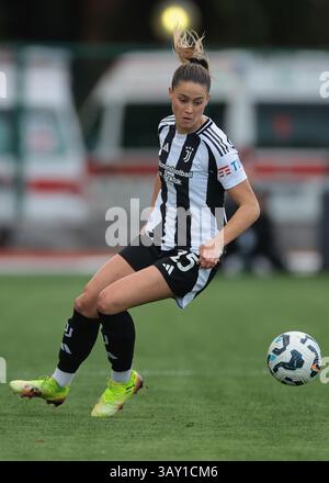 Biella, Italy, 18th April 2025. Viola Calligaris of Juventus during the ...
