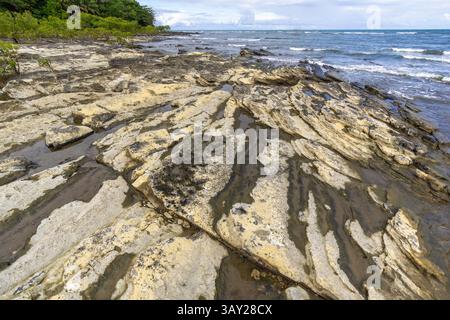 Afga Wave Rock Formation in Tangalan, Aklan, Philippines, showcases ...
