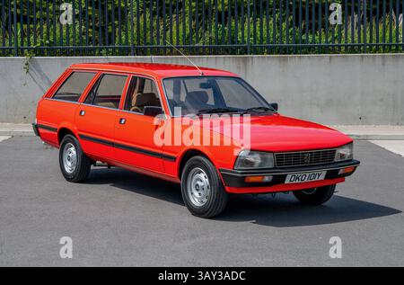 1982 Peugeot 505 estate classic French car Stock Photo - Alamy