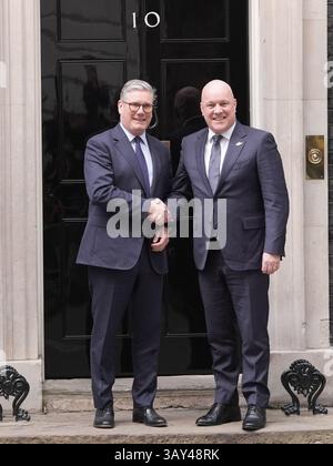 New Zealand Prime Minister Christopher Luxon introduces Sir Tipene O ...