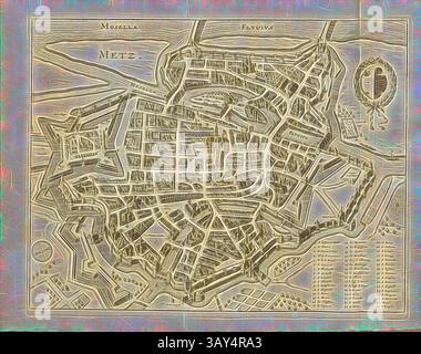 Map of Metz Stock Photo - Alamy