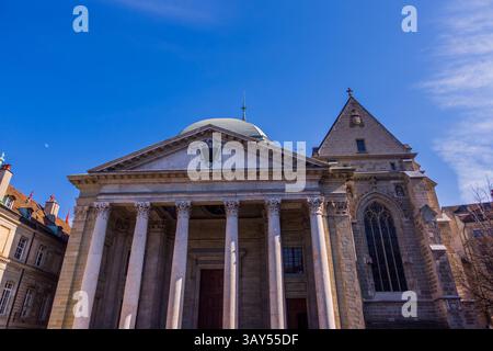 The Calvinist St. Peter's Church in Geneva, Switzerland Stock Photo - Alamy