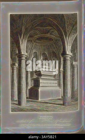 Drawing, Stage Design, Crypt with Sarcophagus, early 19th century Stock ...