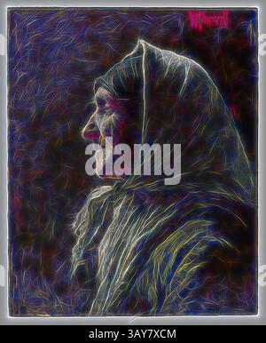 Head study of a woman with headscarf Stock Photo - Alamy