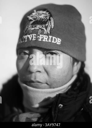 Spirit lake tribe North Dakota USA shown of a Road map or Geography map ...