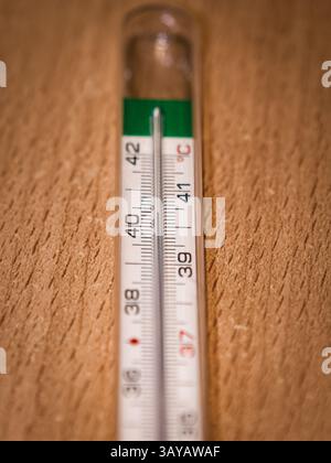 analog thermometer to measure the body temperature Stock Photo - Alamy