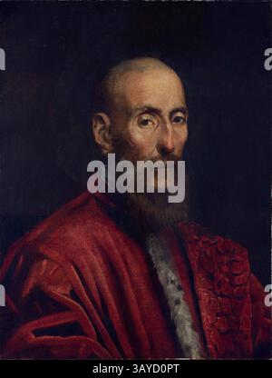 A Venetian Senator. Date: 16th century. oil on wood. Museum ...