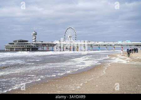 Scheveningen, Netherlands - March 30, 2025: Colorful beach promenade at ...