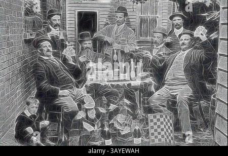 Men gather around a board game on a sidewalk in Beijing, China, Monday ...