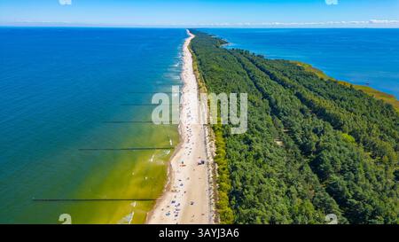 Panorama view of Hel peninsula in Poland.IMAGE Stock Photo - Alamy