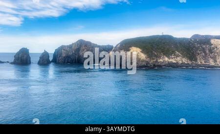 Sailing across cooks strait on the Interislander ferry Stock Photo - Alamy
