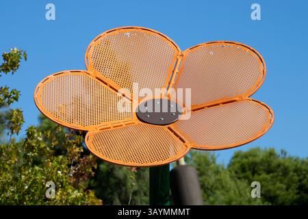 large flower decoration at playground Stock Photo - Alamy