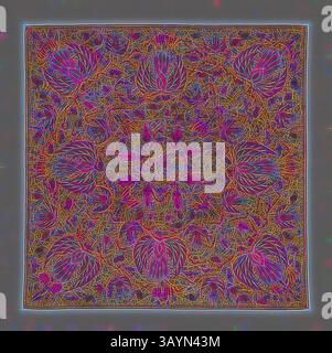 Abstract animation with hand drawn geometric kaleidoscope pattern ...