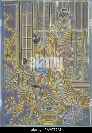 A delicate figure is elegantly depicted in flowing garments, surrounded ...