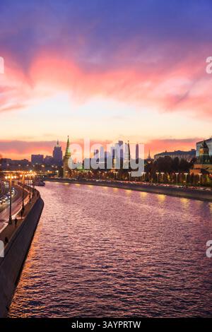 View of Moskva river near Red Square in Moscow, Russia Stock Photo - Alamy