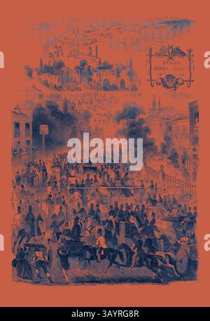 atmosphere and thrill of a day at the races with the crowd and the ...