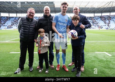 Coventry City's Jack Rudoni player of the match following the Sky Bet ...
