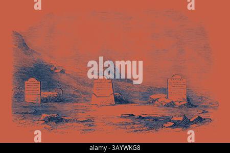 Franklin expedition - three graves at Cape Riley Stock Photo - Alamy