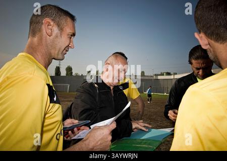 Italy, Bollate prison, football game inside the prison Stock Photo - Alamy
